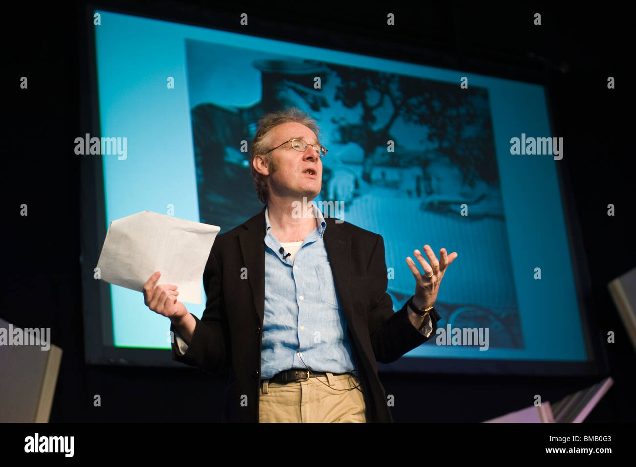 Childrens author Paul Dowswell talking about WWII and the Nazis at Hay ...