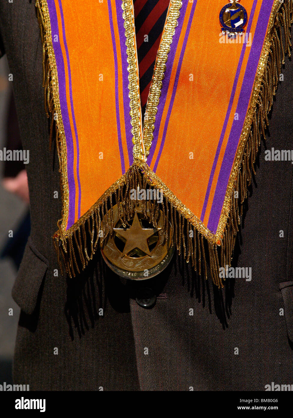 Orange orangeman sash order hi-res stock photography and images - Alamy