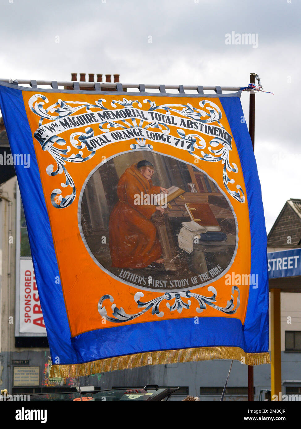 Orangefest, 12th July 2009 Orange parade through the center of Belfast ...