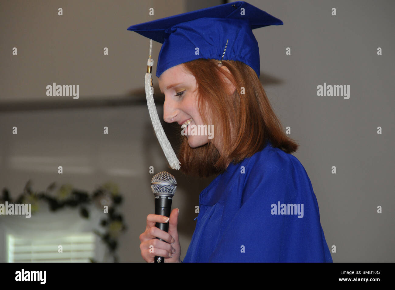 High school graduation speaker hi-res stock photography and images - Alamy