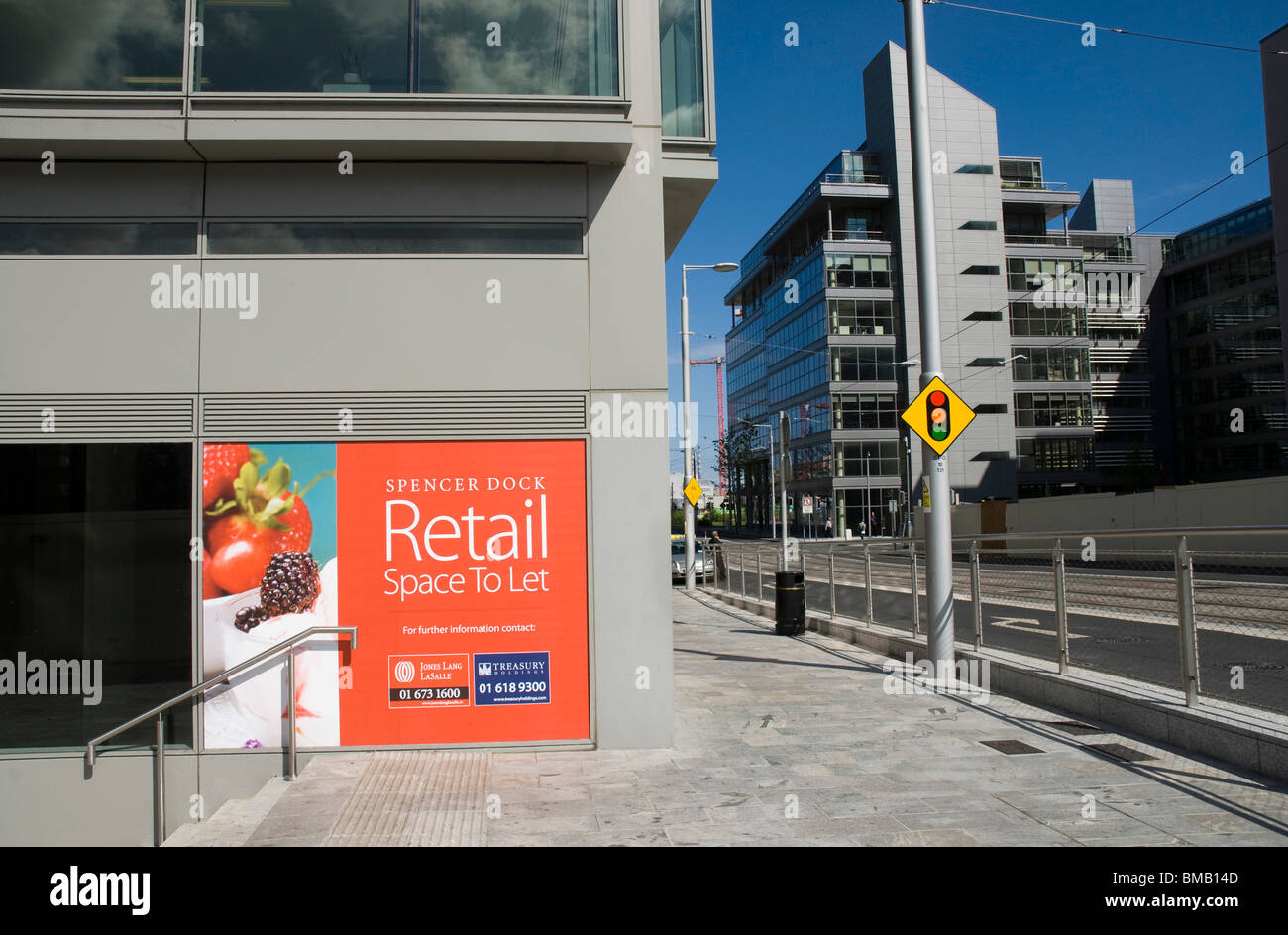 Recently redeveloped area on Upper Mayor Street, Dublin Stock Photo - Alamy
