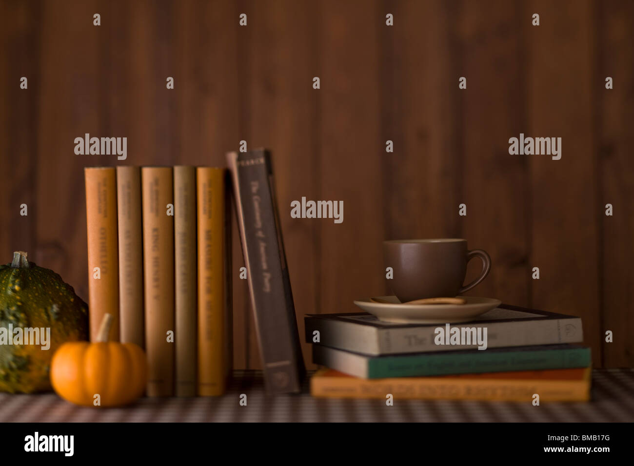 Book and Squash Stock Photo - Alamy