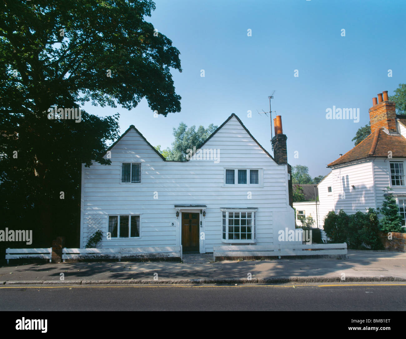 Cheam Village Surrey Tudor Cottages Stock Photo - Alamy