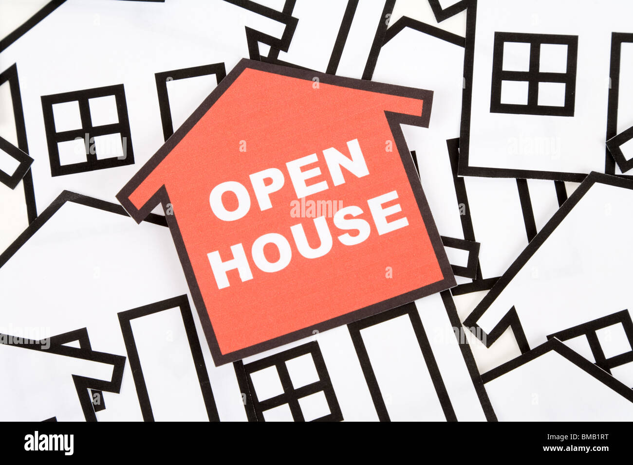 Open house real estate sign hi-res stock photography and images - Alamy