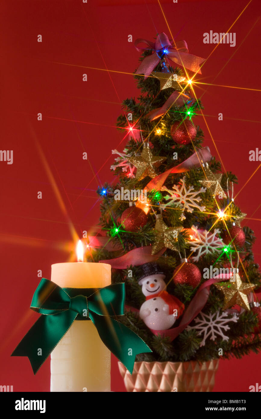 Christmas candle tree hi-res stock photography and images - Alamy