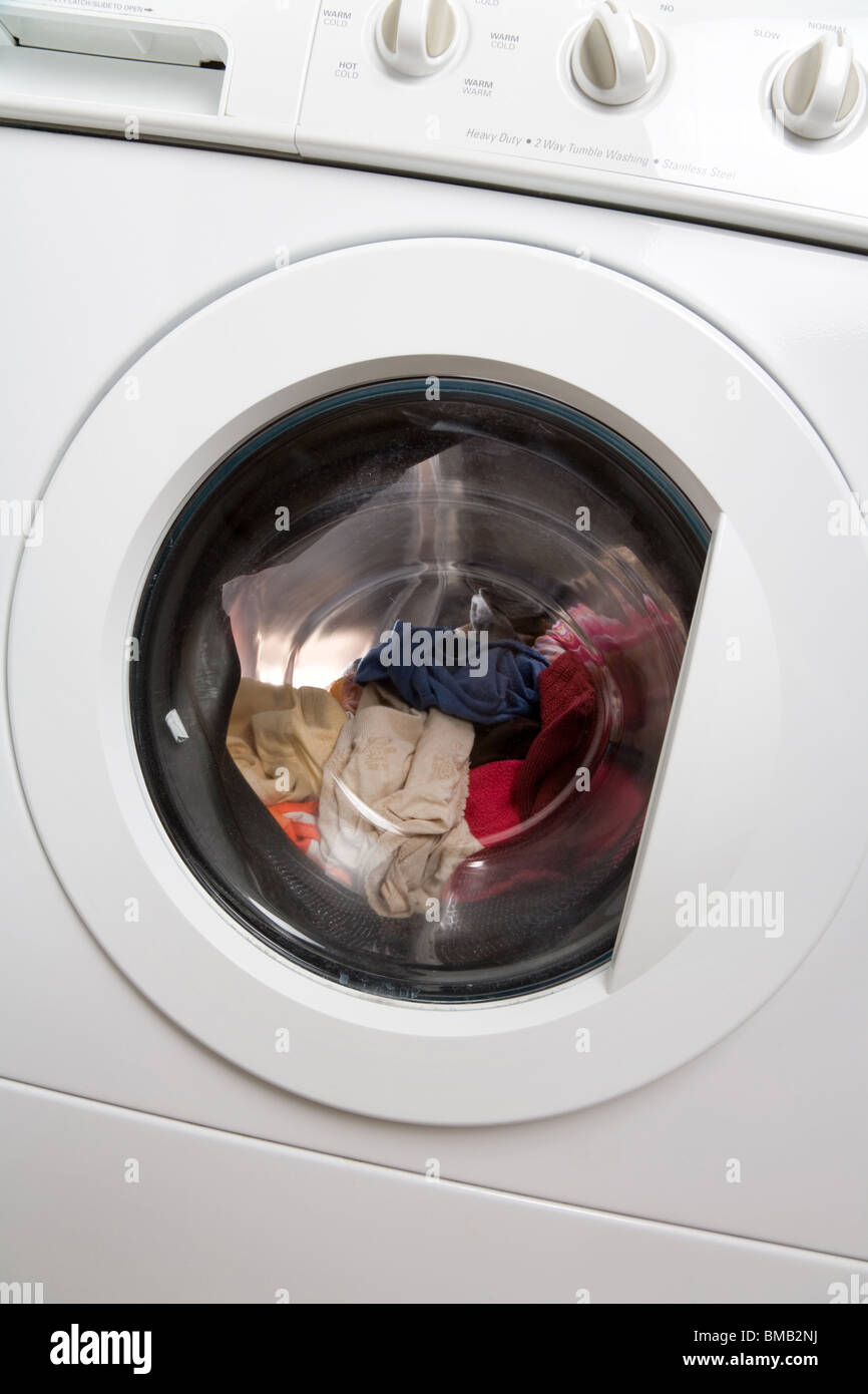 Clothes Washer close up shot Stock Photo - Alamy