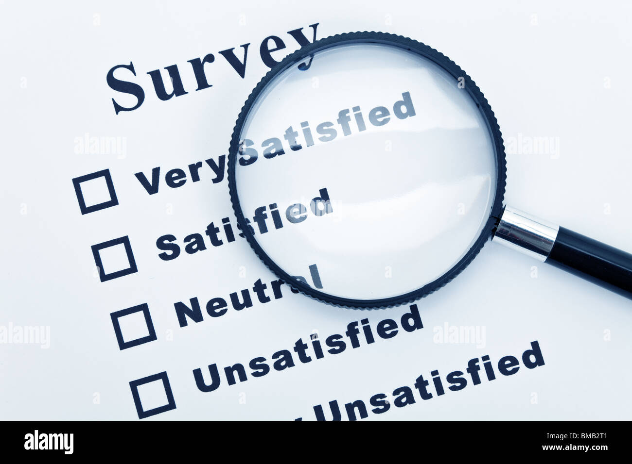 Survey and questionnaire, business concept Stock Photo - Alamy
