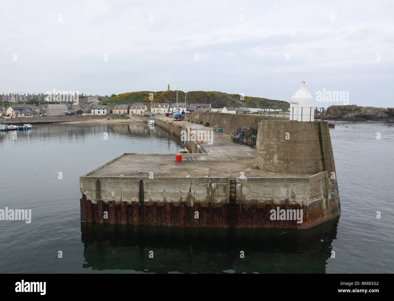 Scotland findochty pier hi-res stock photography and images - Alamy