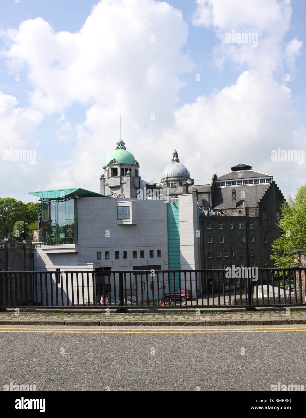 His Majesty's Theatre with modern Foyer extension Aberdeen Scotland May ...