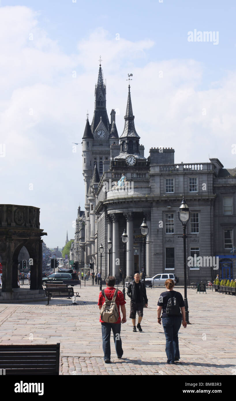 Mercat Cross Aberdeen Scotland High Resolution Stock Photography and ...