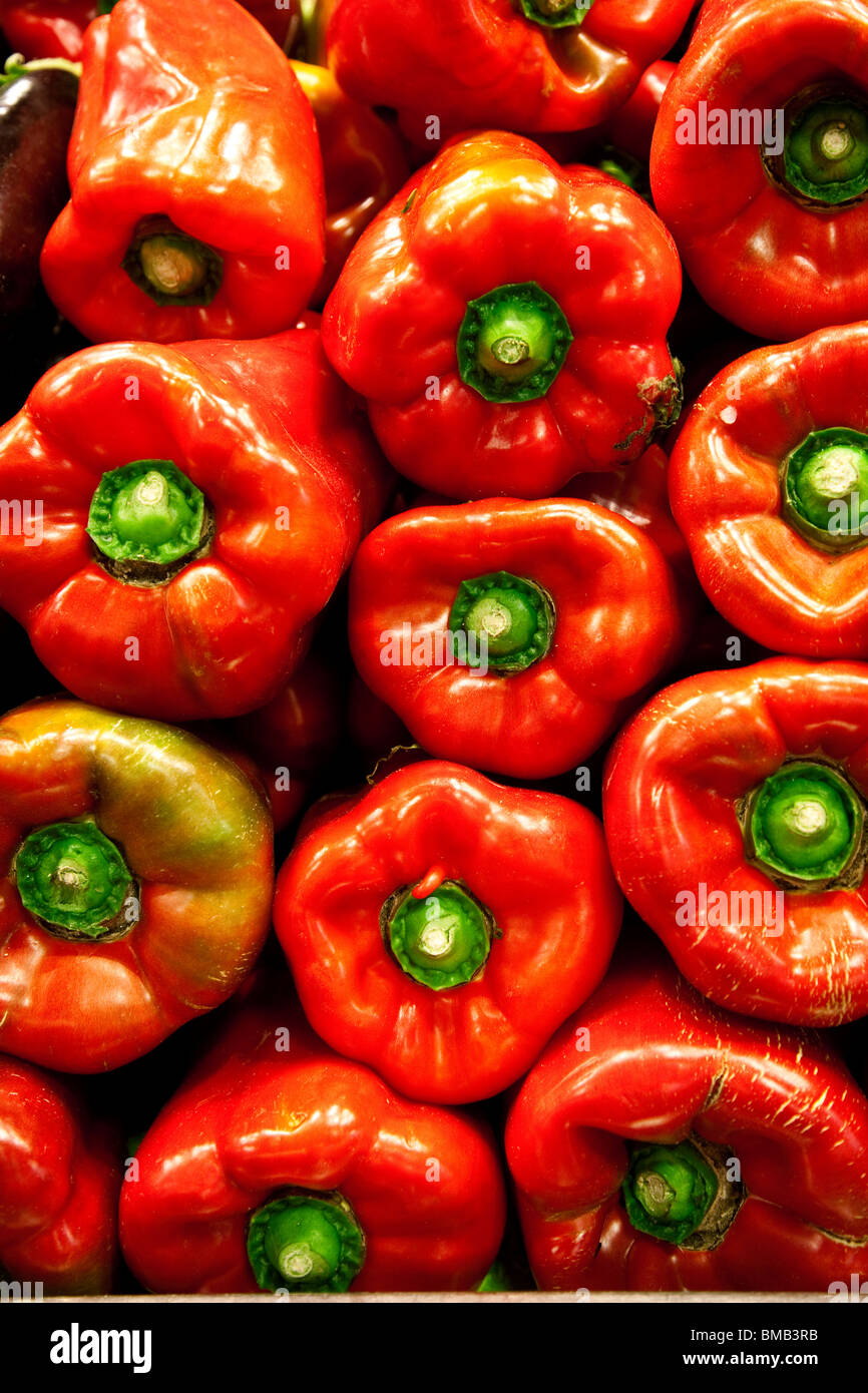 Spain market mallorca pepper hi-res stock photography and images - Alamy