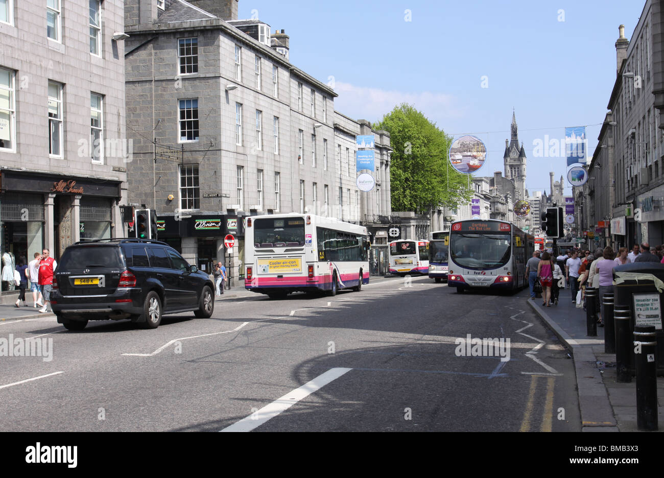 Union Street Aberdeen Scotland High Resolution Stock Photography and ...