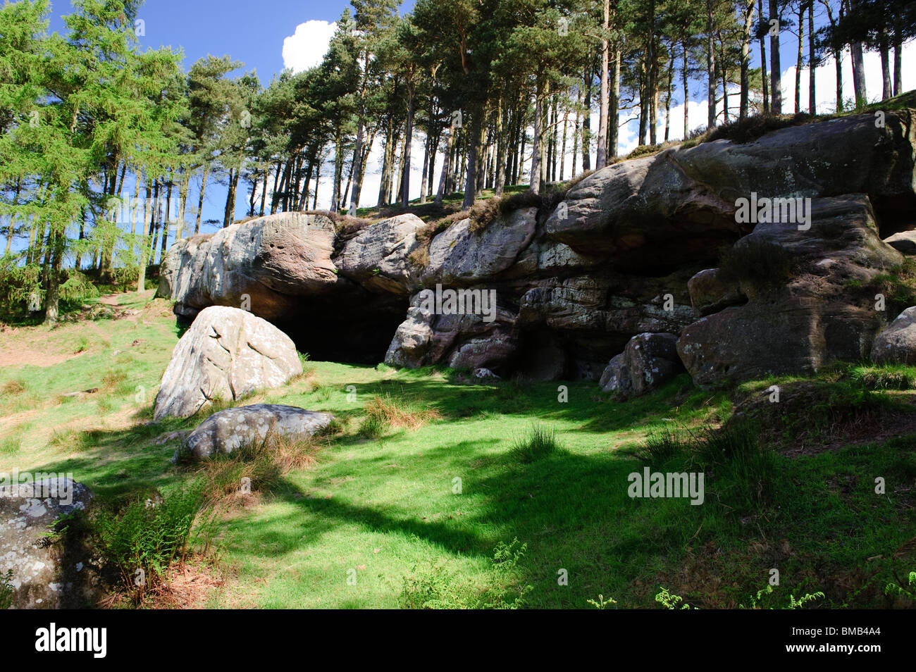 St Cuthberts Cave Stock Photo - Alamy