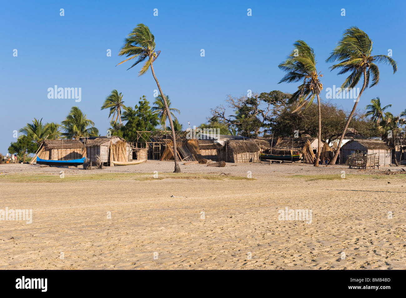 Fishing village, Morondava, Madagascar Stock Photo - Alamy