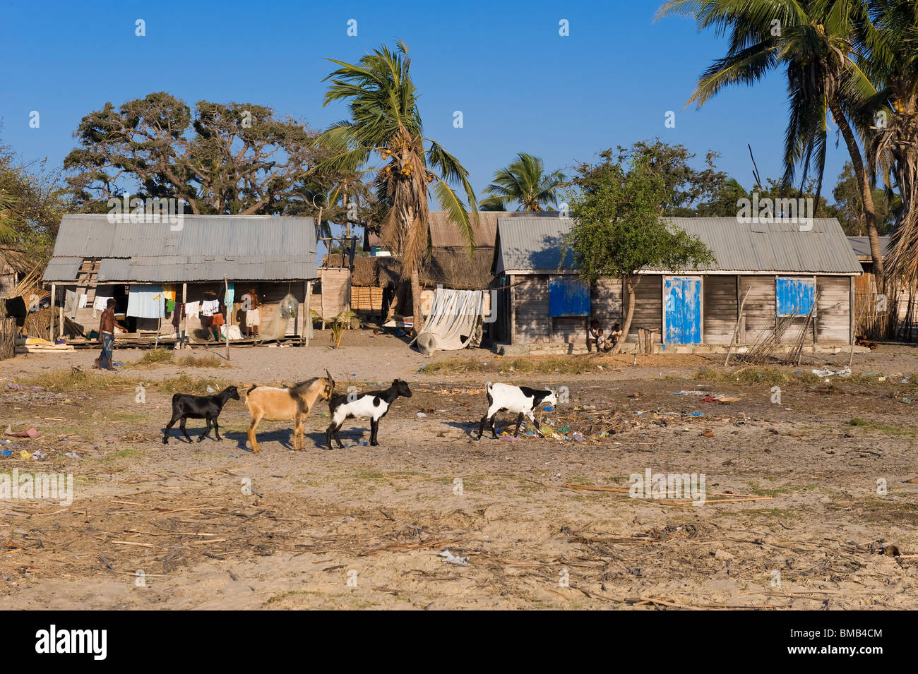 Fishing village, Morondava, Madagascar Stock Photo - Alamy