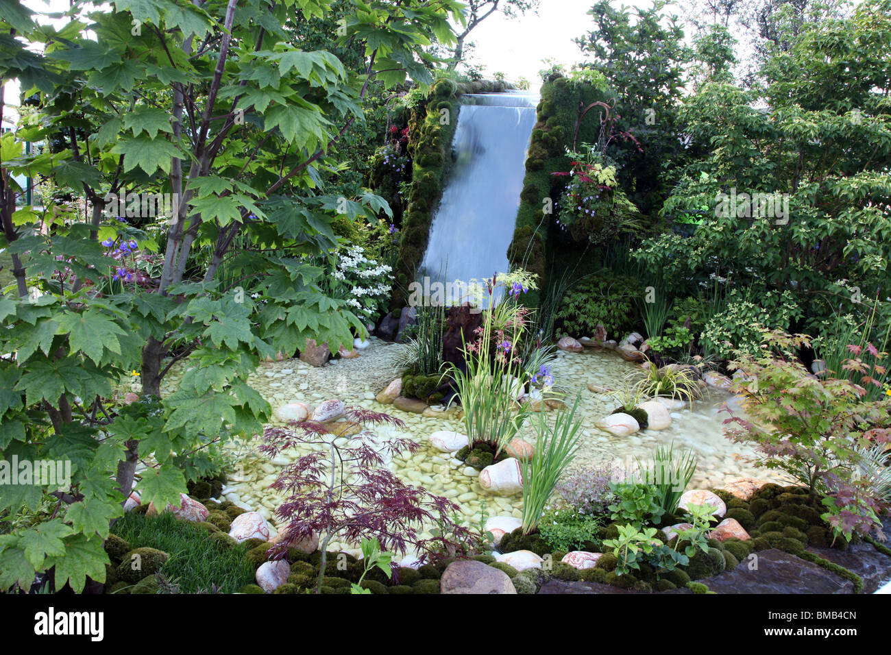 Japanese garden, Chelsea Flower Show 2010 Stock Photo - Alamy