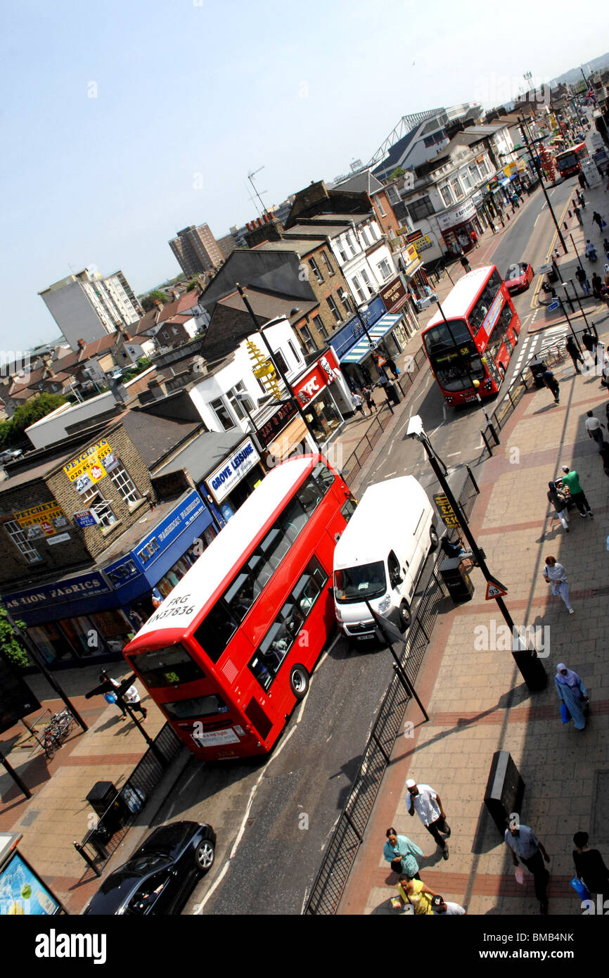 aerial view of street Stock Photo - Alamy