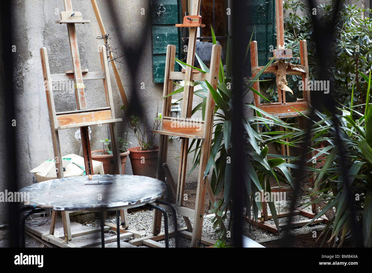 Artists studio in Venice, Italy Stock Photo - Alamy