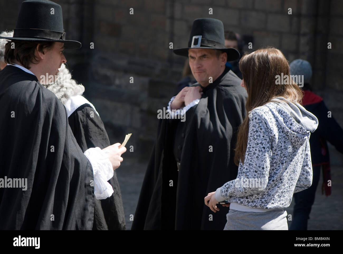 16th century Scottish judge and his assistants "searching for witches ...