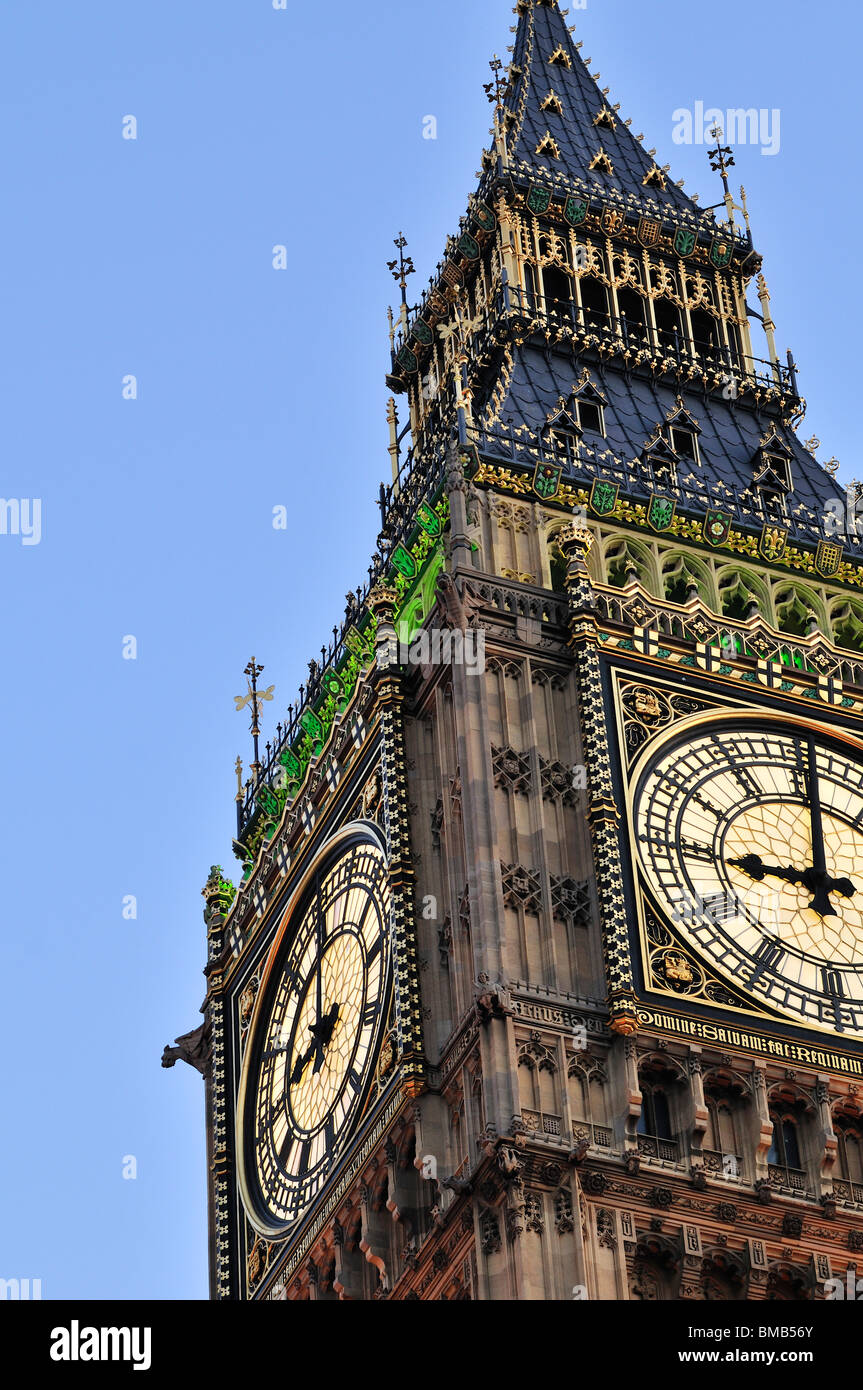 Elizabeth tower, Big Ben clock tower, Houses of Parliament, Palace of ...