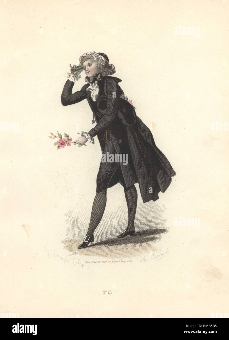 French dandy suit hat hi-res stock photography and images - Alamy
