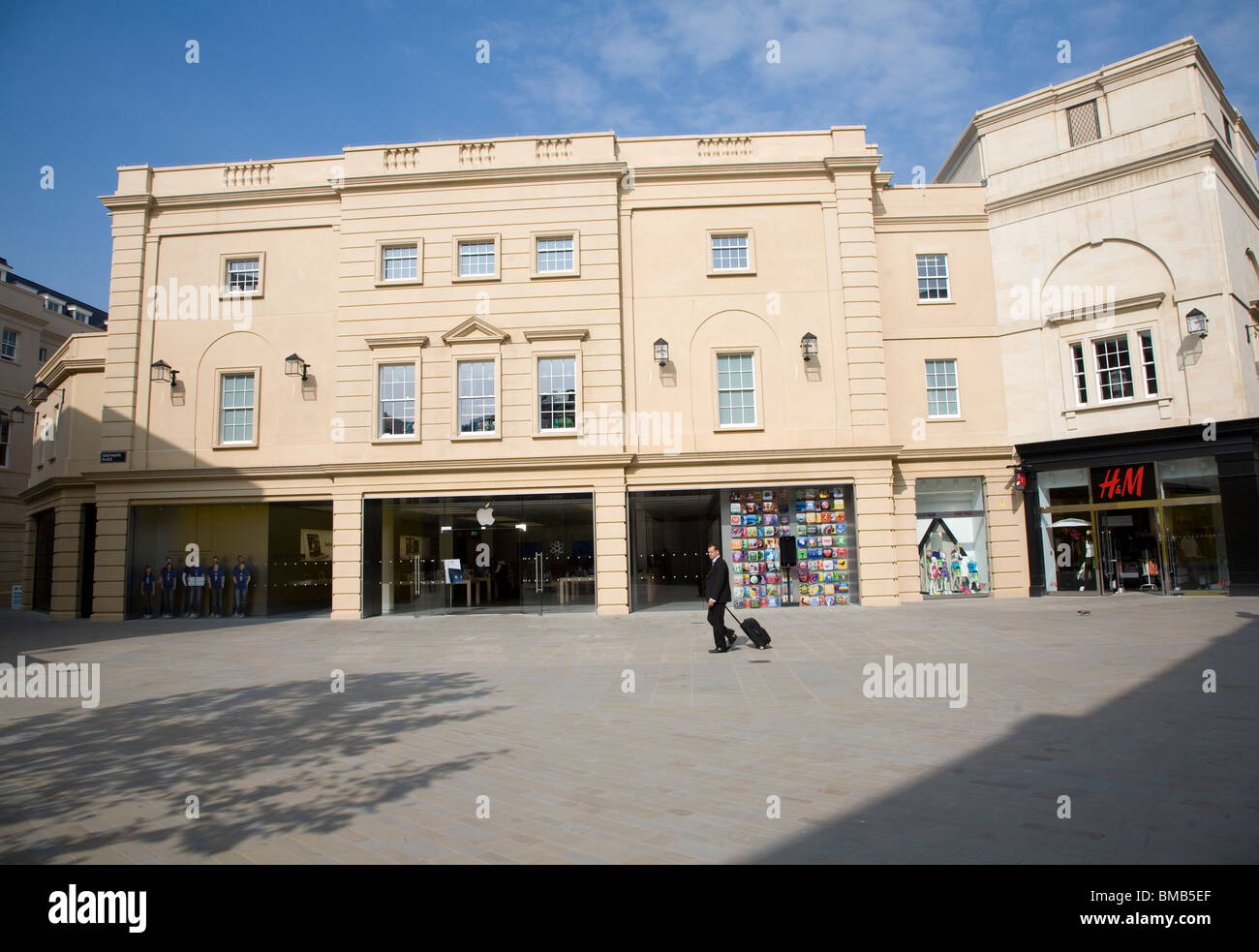 New Neo-Georgian buildings, Southgate shopping centre, Bath Stock Photo ...
