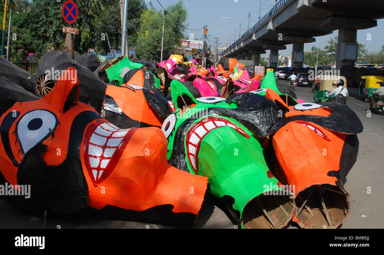 Dusshera festival hi-res stock photography and images - Alamy