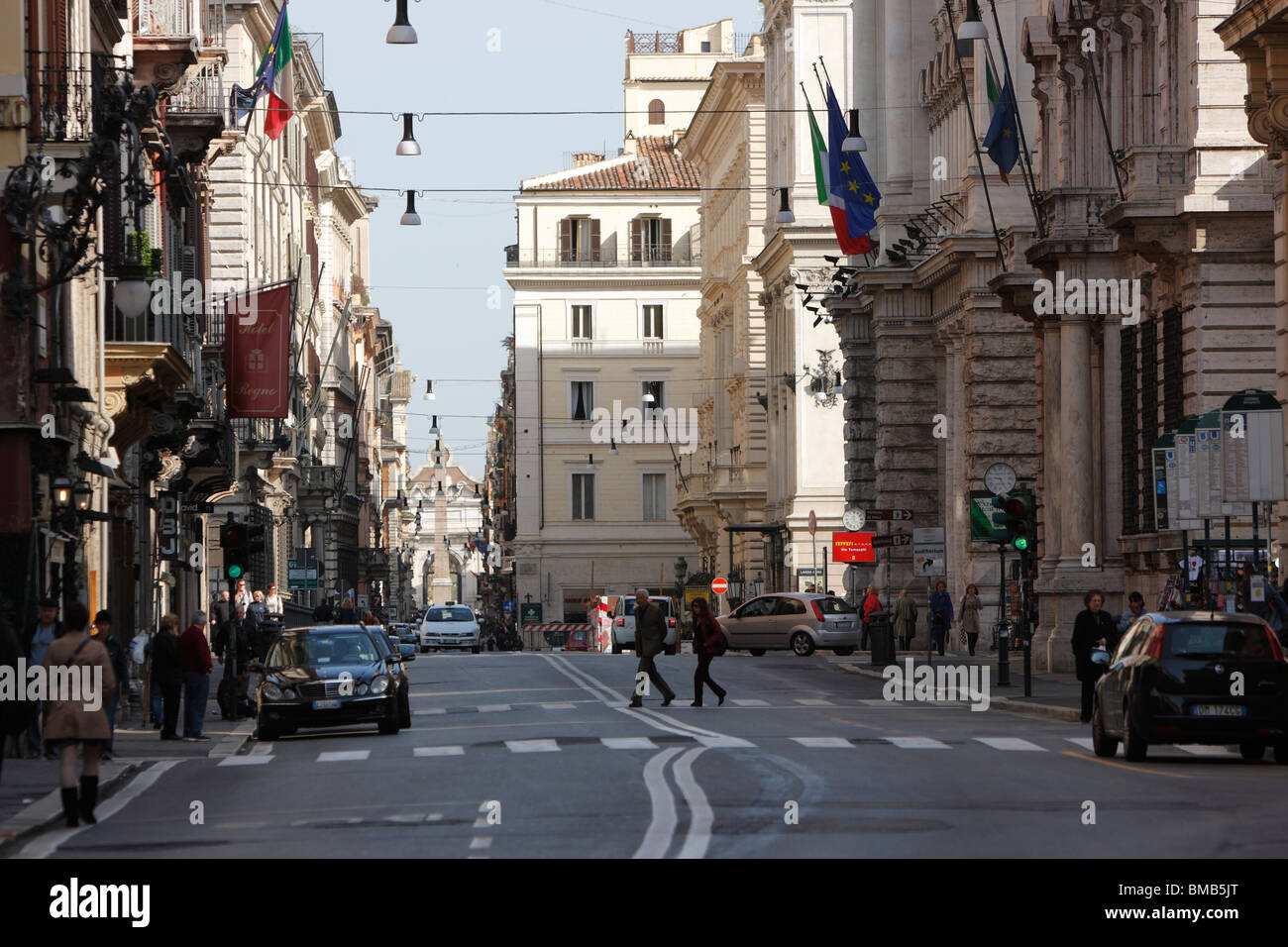 Via del Corso, Rome, Italy Stock Photo - Alamy