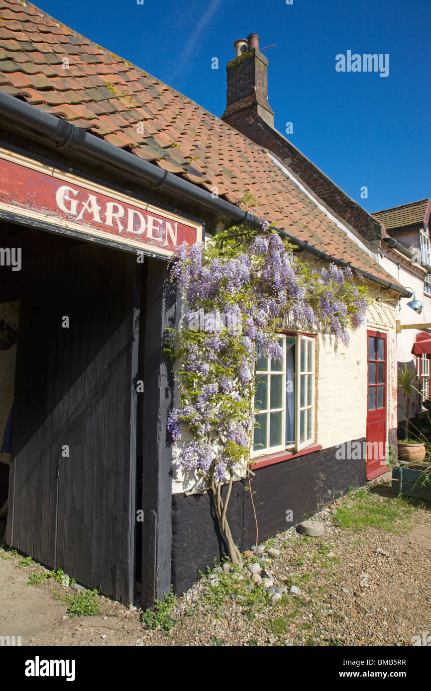 An entrance to the garden of The Hill House Inn, Happisburgh, Norfolk ...