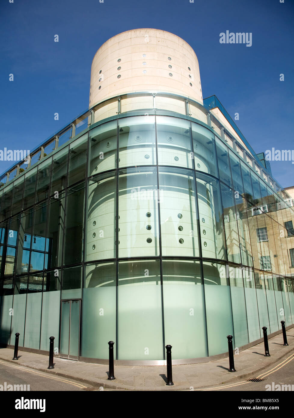Modern architecture part of Thermae Bath Spa, Bath Stock Photo - Alamy