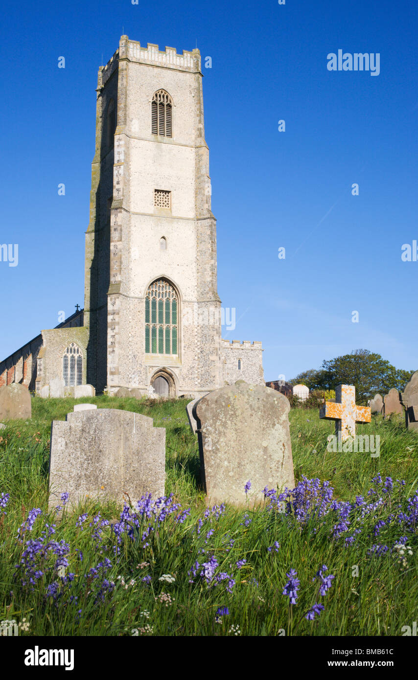 The church of St. Mary in Happisburgh, Norfolk, England, UK Stock Photo ...