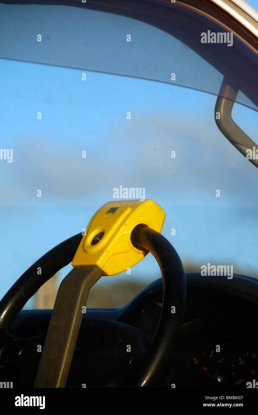 Steering wheel lock hi-res stock photography and images - Alamy