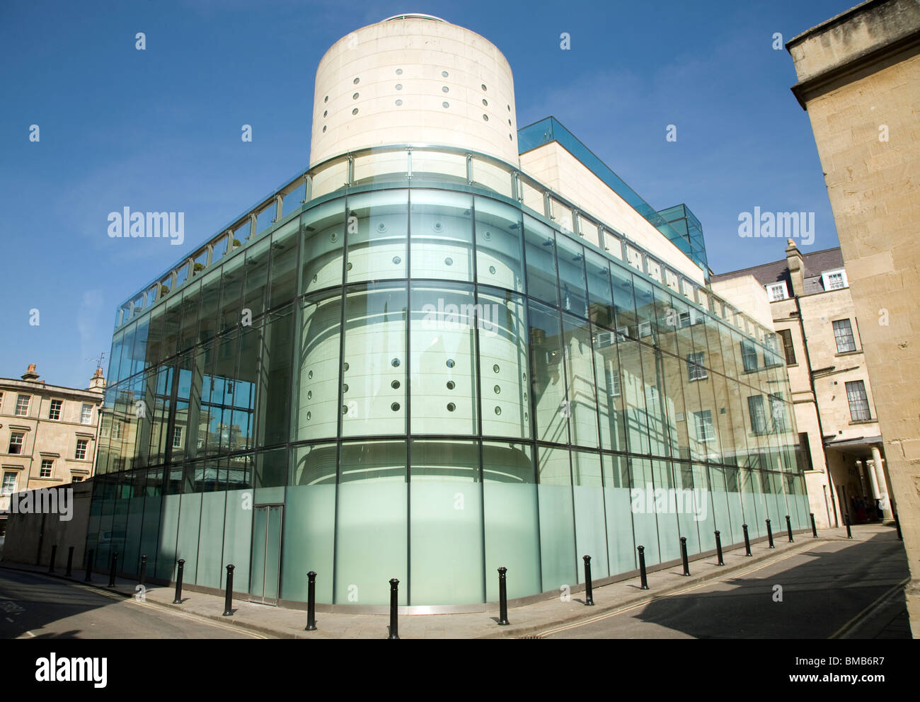 Modern architecture part of Thermae Bath Spa, Bath Stock Photo - Alamy