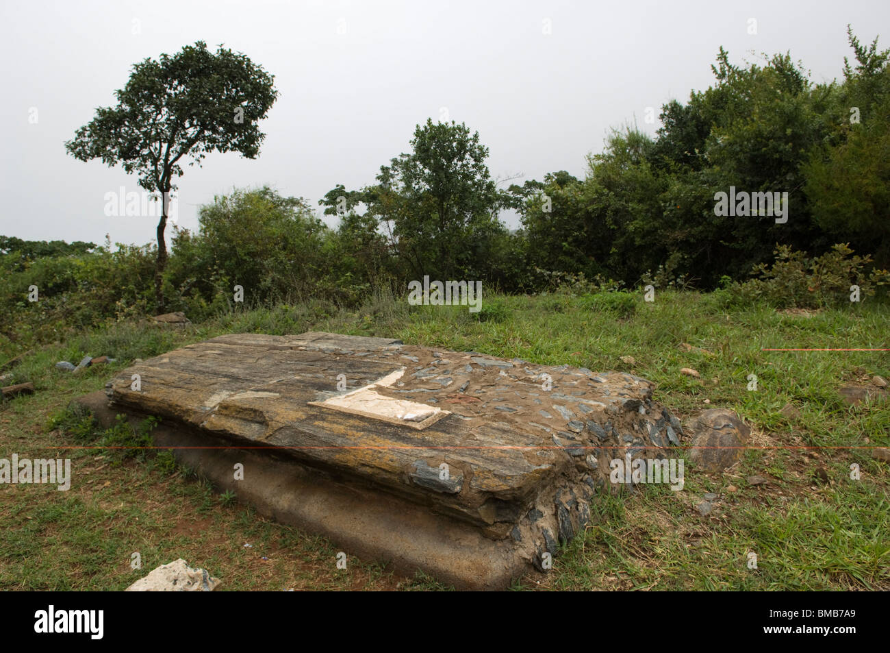 grave of settler, William Northrup MacMillan, Ol Doinyo Sapuk National ...