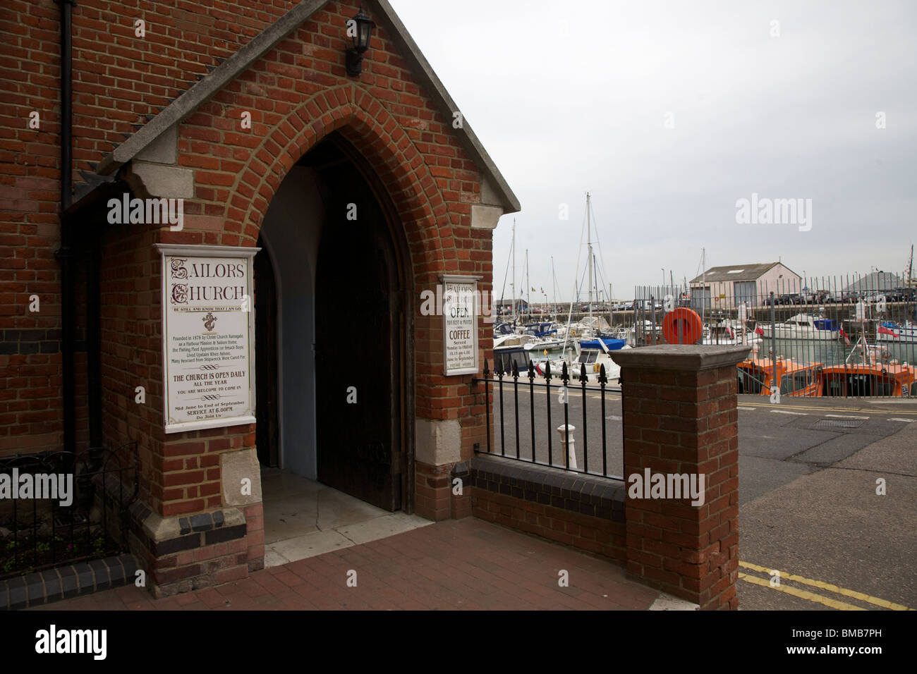 Exterior of the Sailors Church in Ramsgate Harbour Stock Photo - Alamy