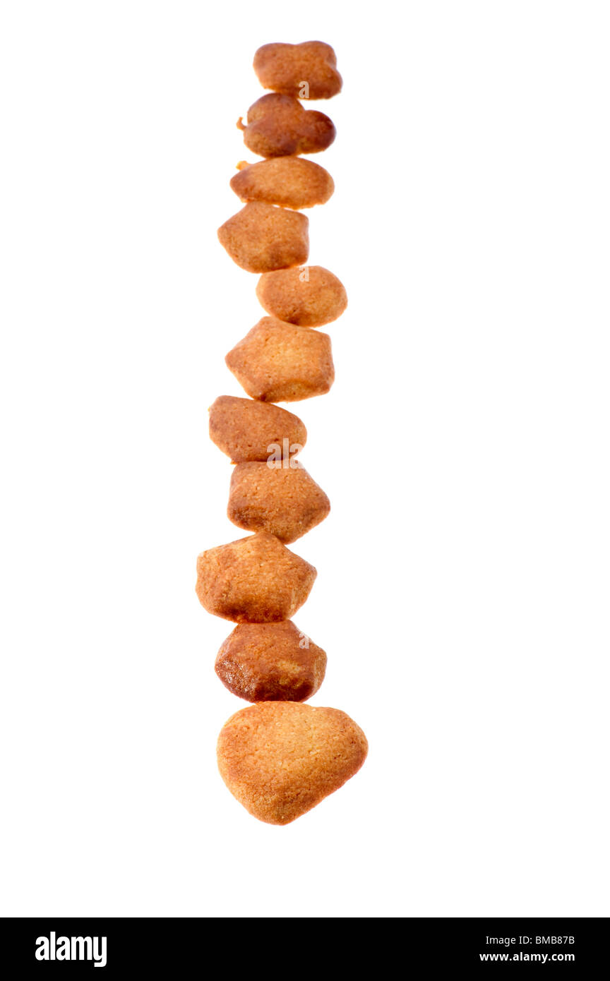 object on white - food cracker close up Stock Photo - Alamy