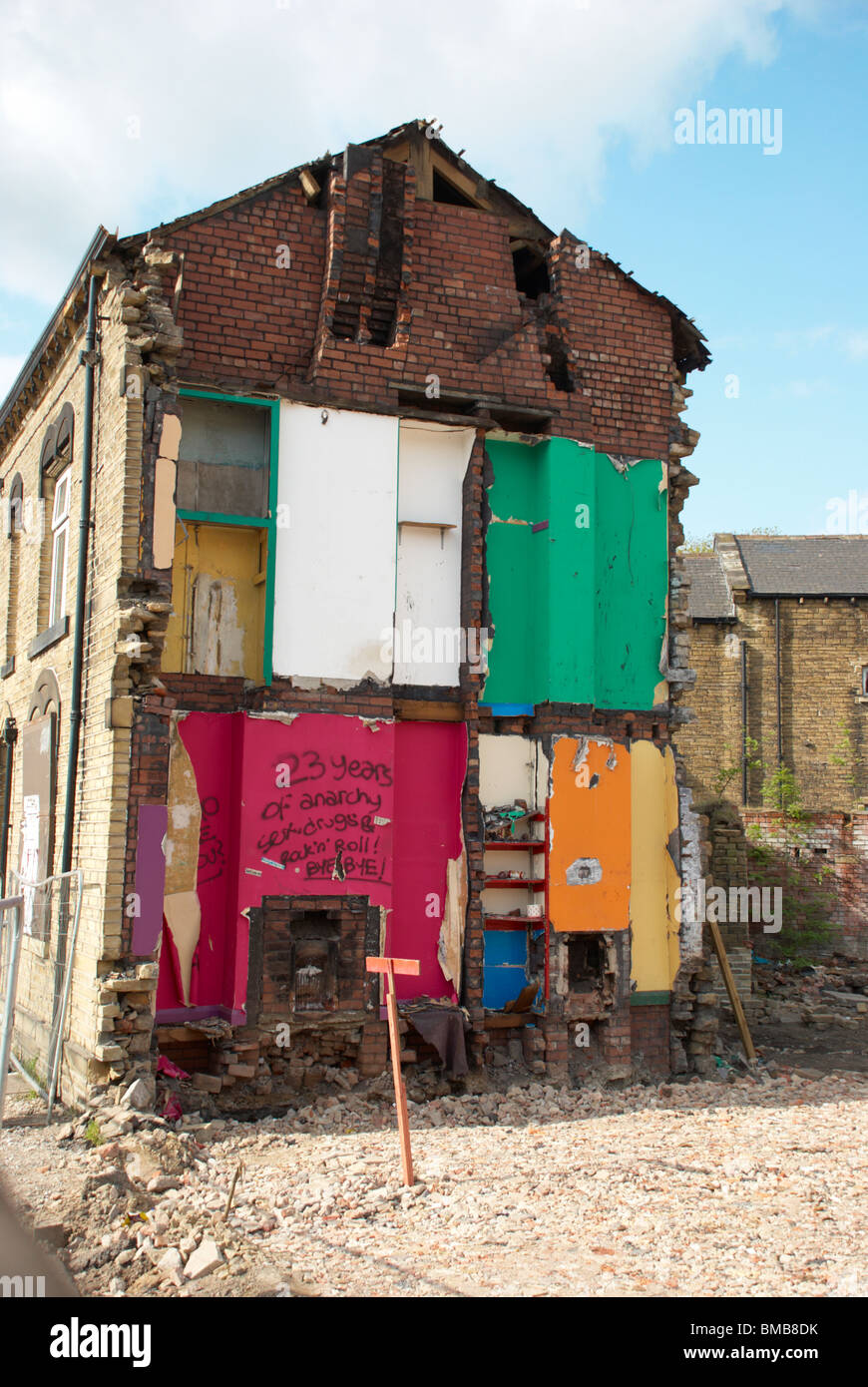 Partly falling down hi-res stock photography and images - Alamy