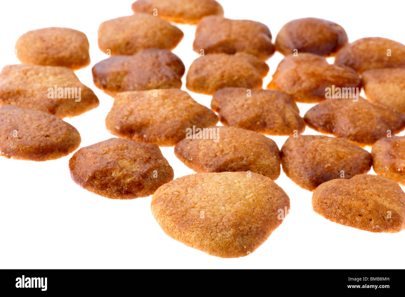 object on white - food cracker close up Stock Photo - Alamy