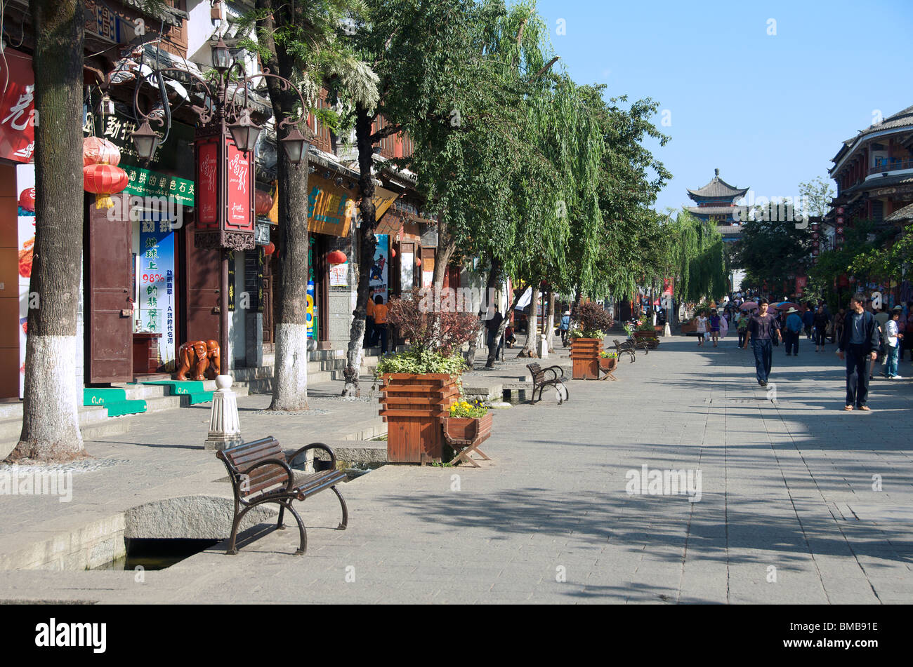 Fuxing Road Dali Yunnan China Stock Photo - Alamy