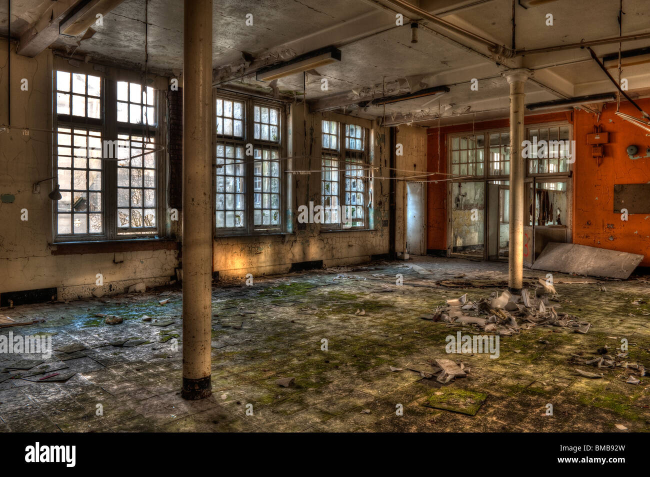 Abandoned Psychiatric Ward in Derelict Lunatic Asylum Stock Photo - Alamy