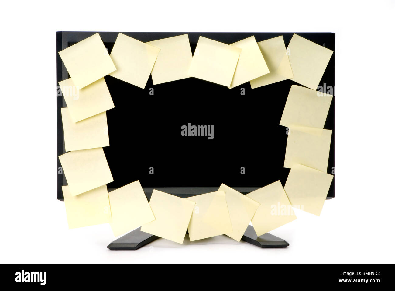 Overwhelmed at office sticky note hi-res stock photography and images ...