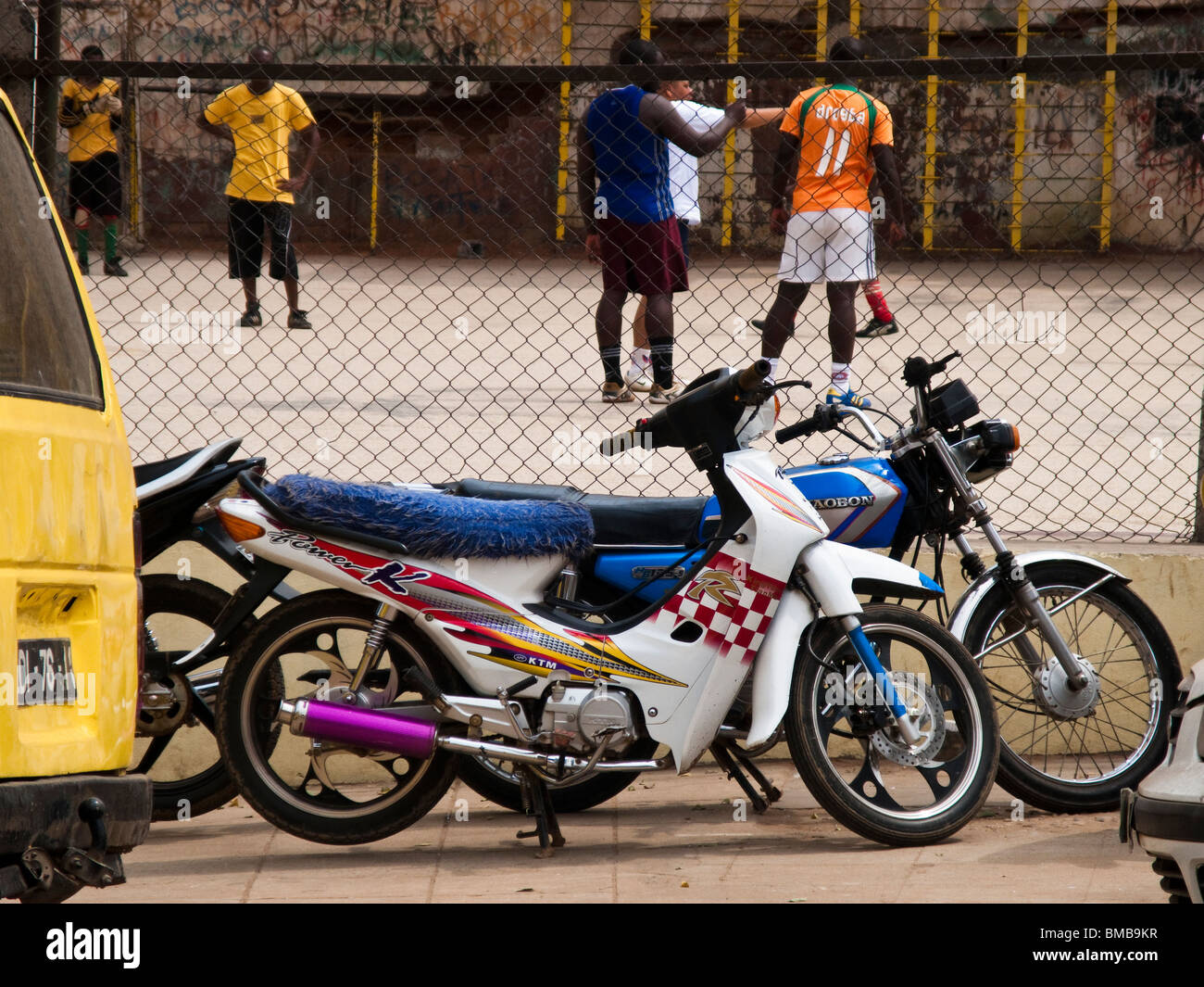 Motorcycles in Luanda, Angola Stock Photo - Alamy
