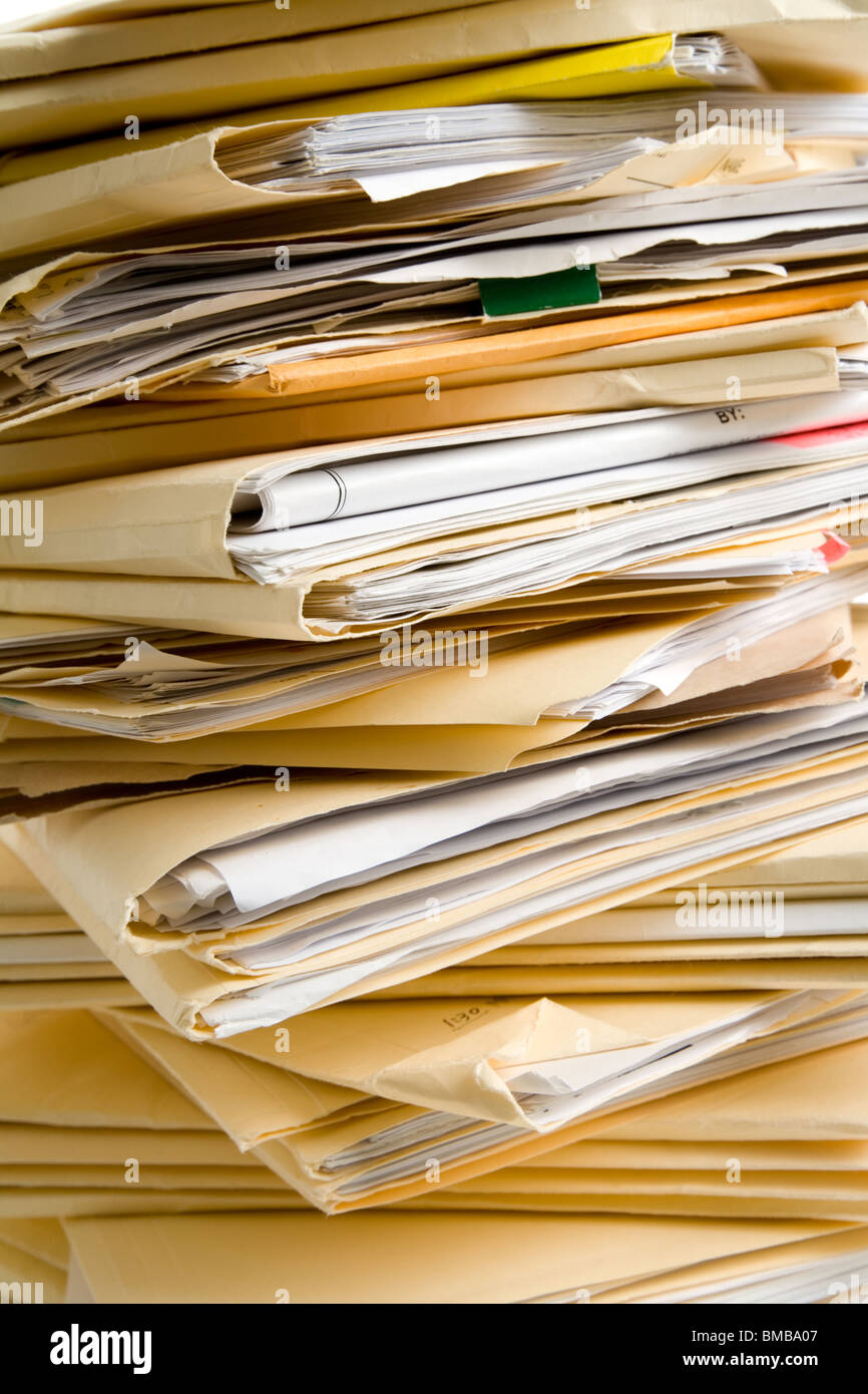 File Stack, file folder close up for background Stock Photo - Alamy File Stack, file folder close up for background Stock Photo - Alamy