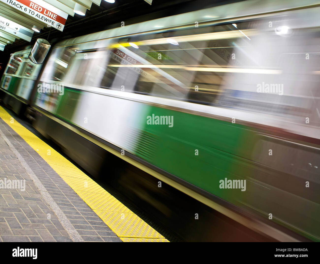 Green Line Train Boston Subway High Resolution Stock Photography and ...