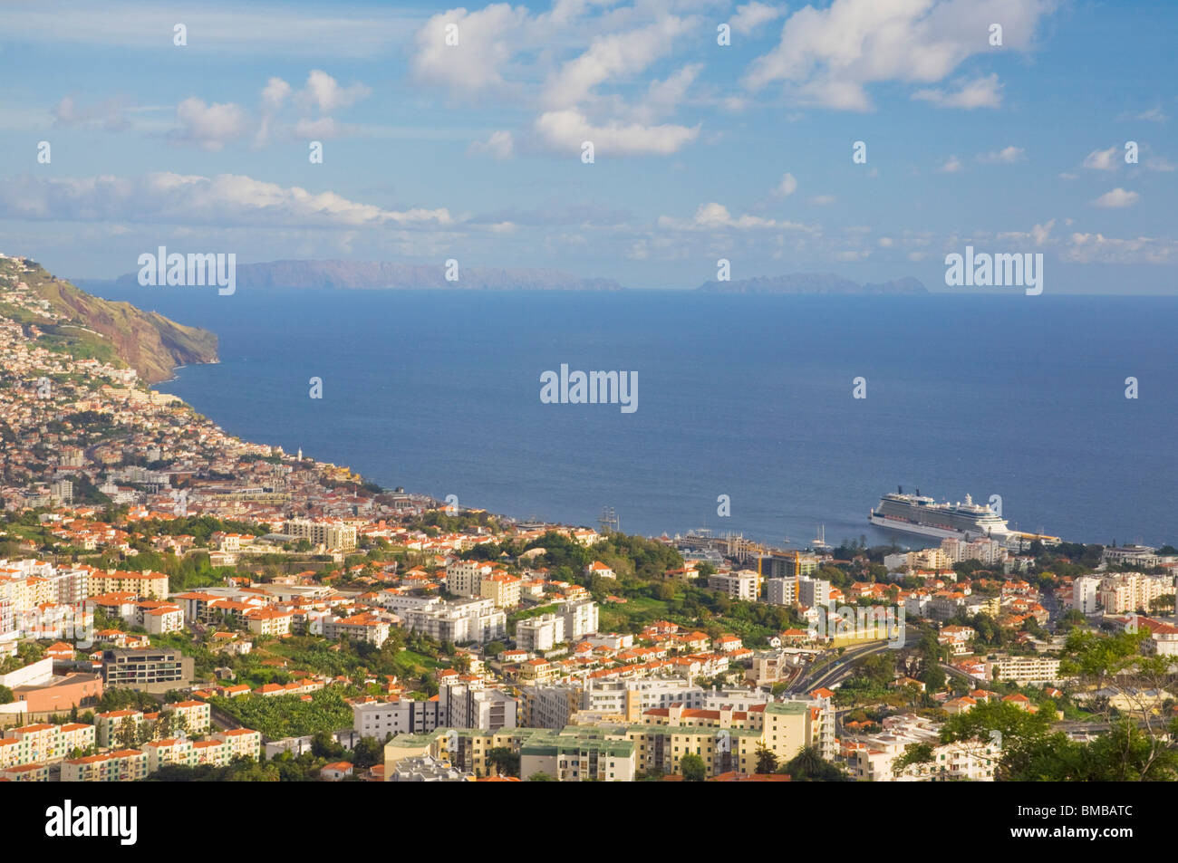 madeira portugal madeira view of Funchal the capital city of Madeira ...