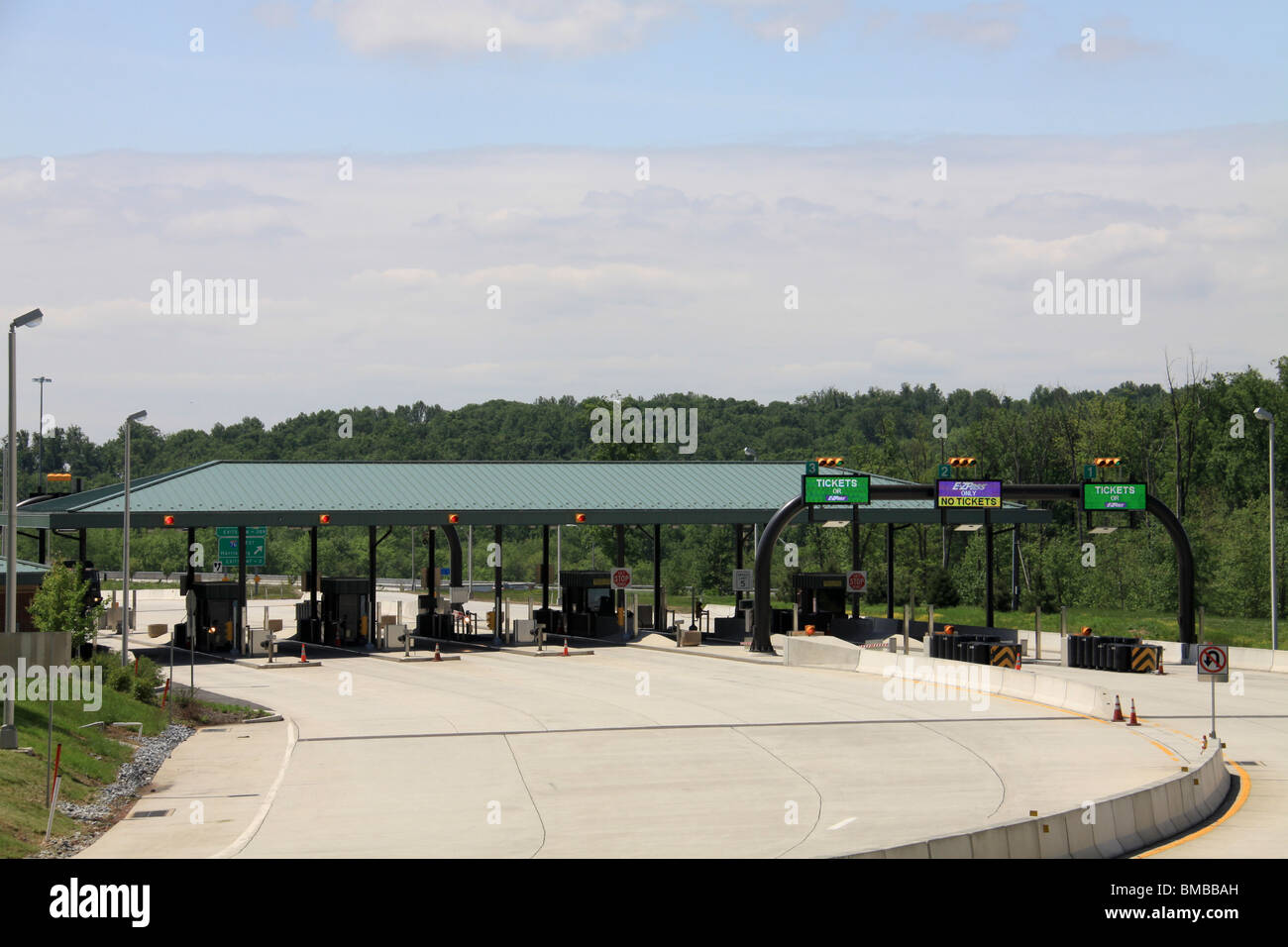 The Pennsylvania Turnpike, the oldest turnpike in the U.S Stock Photo ...