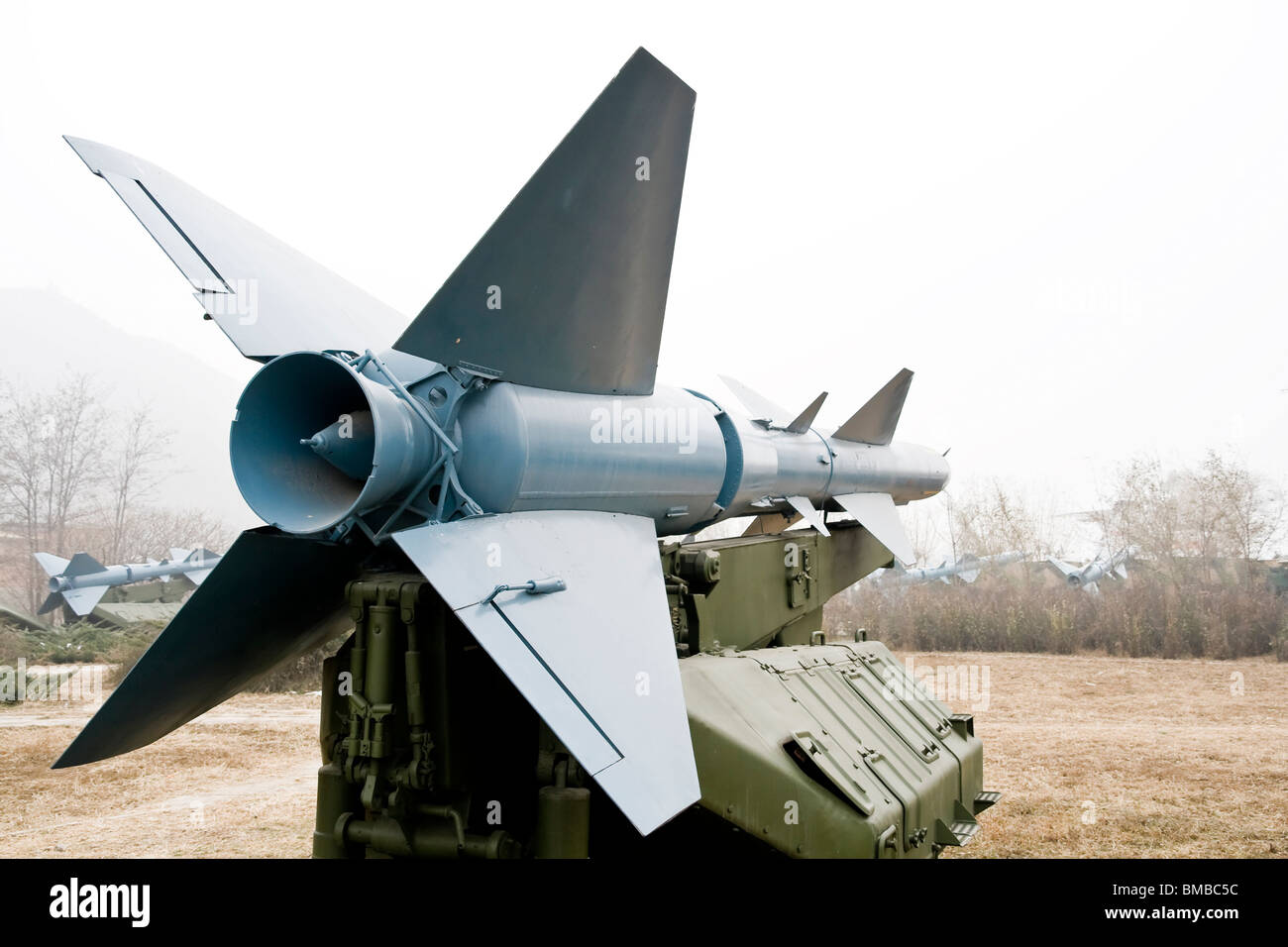 HQ-2 medium-range ground-to-air missile in china Stock Photo - Alamy