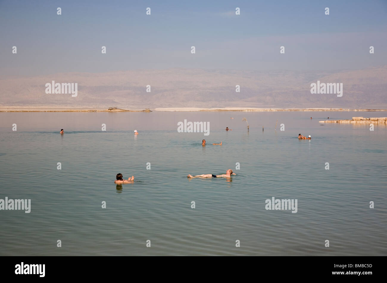 Dead Sea bathers - Israel Stock Photo - Alamy
