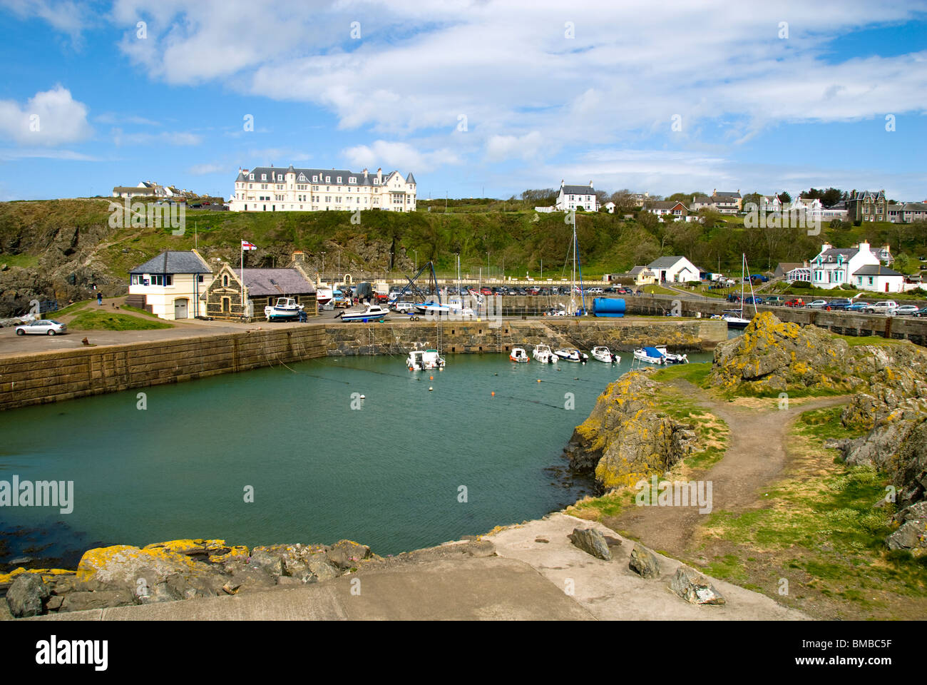 Portpatrick harbour, Dumfries and Galloway, Scotland, UK Stock Photo ...