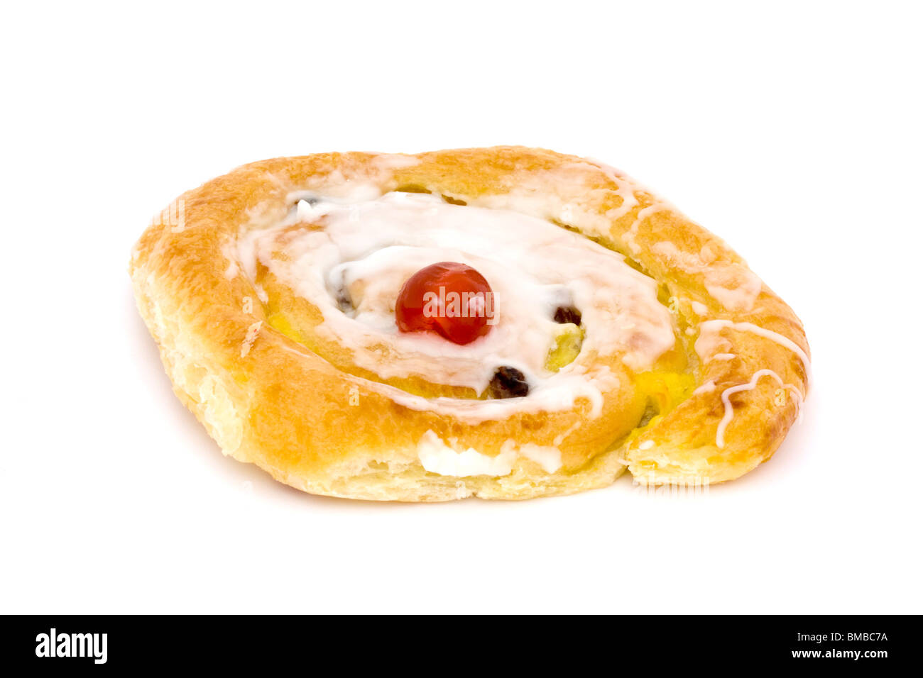 danish pasrty isolated on a white background Stock Photo - Alamy